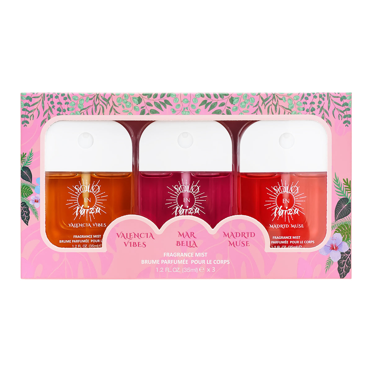 Fragrance Mist Gift Box – 3 x 1.2oz – Soloenibiza